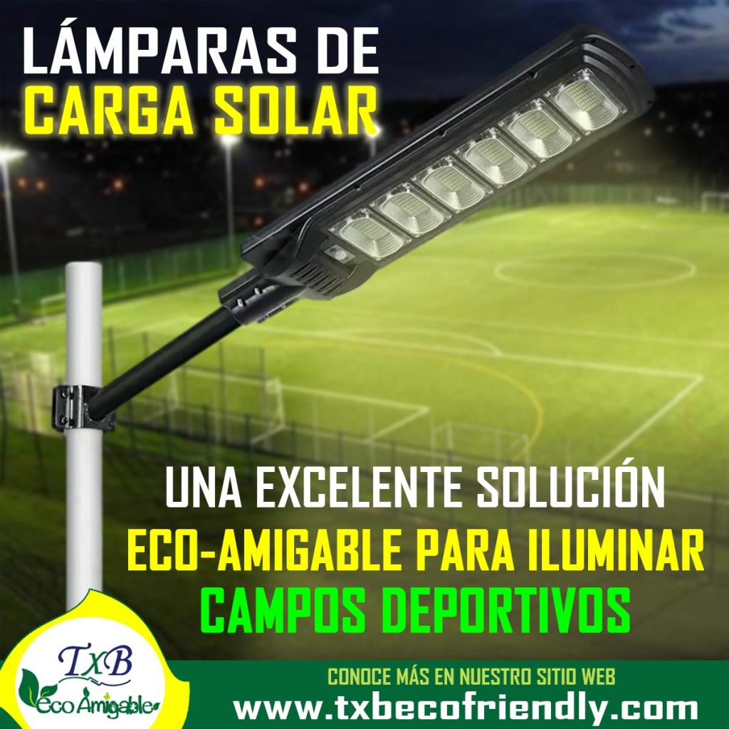 Lámpara Carga Solar LED 150W – TXB Eco-Amigable